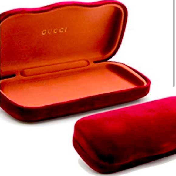 Gucci | Accessories | Gucci Sunglasses Case Velvet Burgundy No ...